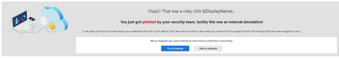 Microsoft Attack Simulation Training.